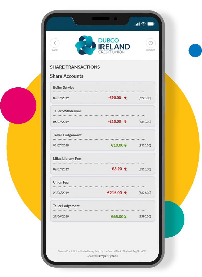 Dubco Ireland Credit Union | Online Banking